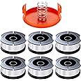 Amazon.com : SUNRRA AF-100 Weed Eater Spool Compatible with Black and Decker Weed Eater, 30FT, 0 ...