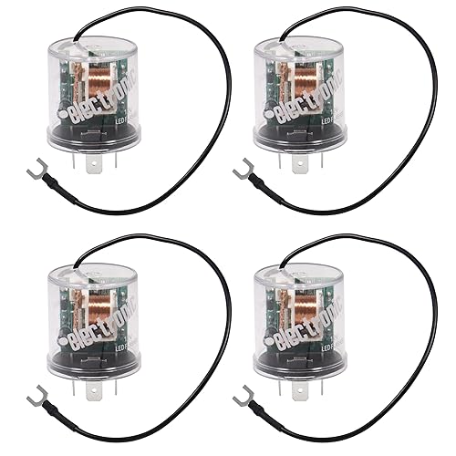 YiEC ZAN LED Flasher Relay 3 Pin 12V Electronic LED Turn Signal Flasher ...