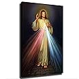 Amazon.com: Divine Mercy Image - Jesus Canvas Poster Modern Aesthetic ...