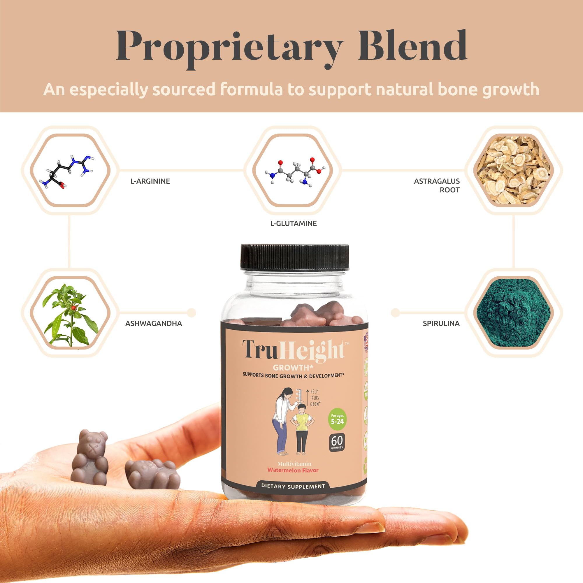 Mua TruHeight Gummies - Natural Height Growth Supplement for Kids ...