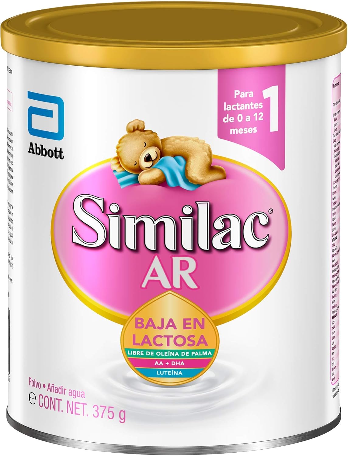 Similac Ar | Fórmula Infantil Espesada Para Bebés Con Reflujo Gastroesofágico Fisiológico | 375G ...