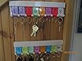 EG Homeware Wall Mounted Hanging Multi Key Rack Holder with Plastic ...