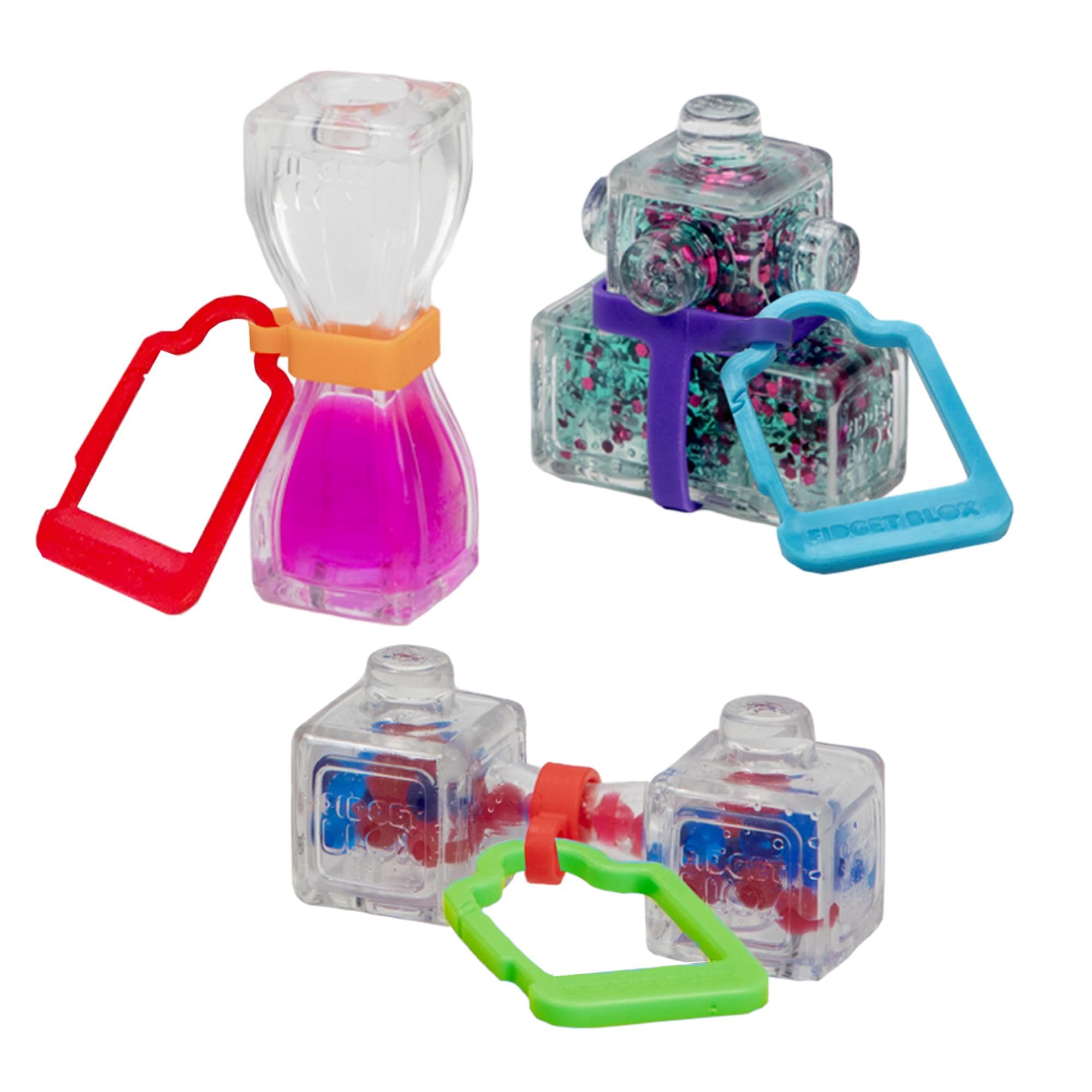 Goliath Fidget Blox 3 Pack with Backpack Clip (Amazon Exclusive ...