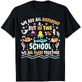 Amazon.com: We Are All Different But In This School We All Swim ...