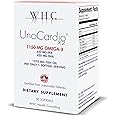 Amazon.com: WHC, UnoCardio X2 Fish Oil (60 Softgels), Triglyceride Omega-3 Fatty acids - 1270 mg ...