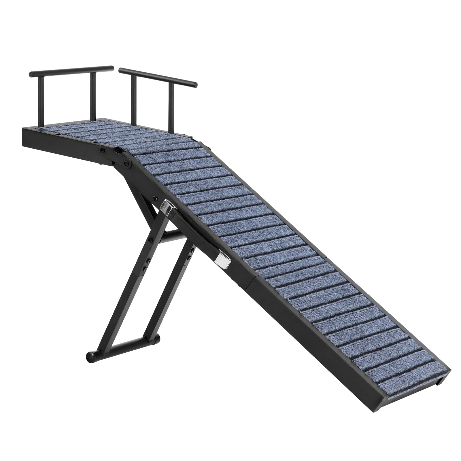MAHANCRIS Dog Ramp, 33.8" Long Foldable Pet Ramp with Non Slip Mat ...