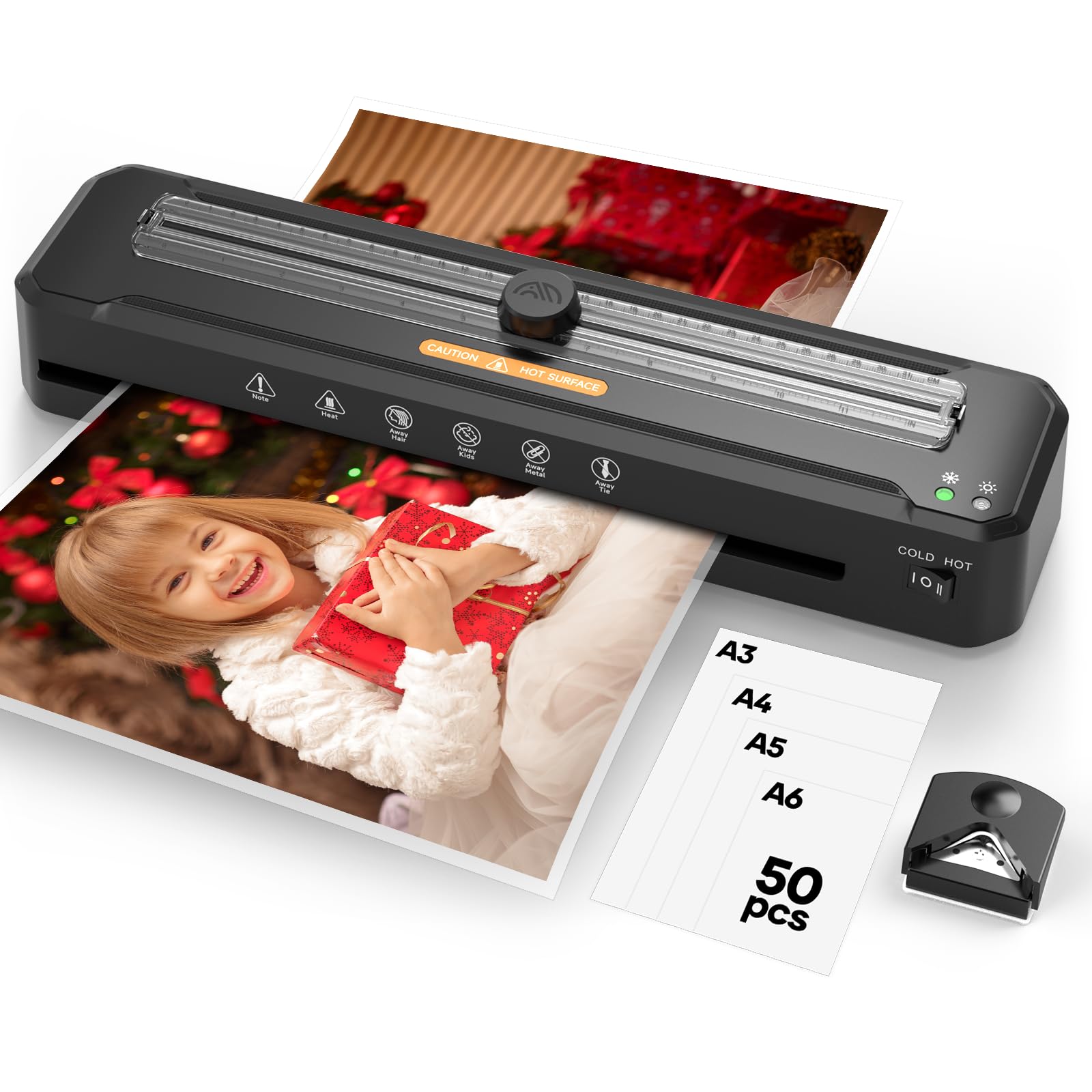 Laminator Machine A3 with 50 Laminating Sheets, Laminator Thermal and ...