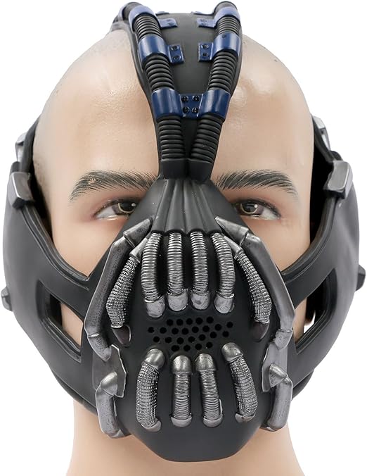Bane Mask Voice Changer TDKR Mask Costume- Gun Metal Version Xcoser ...