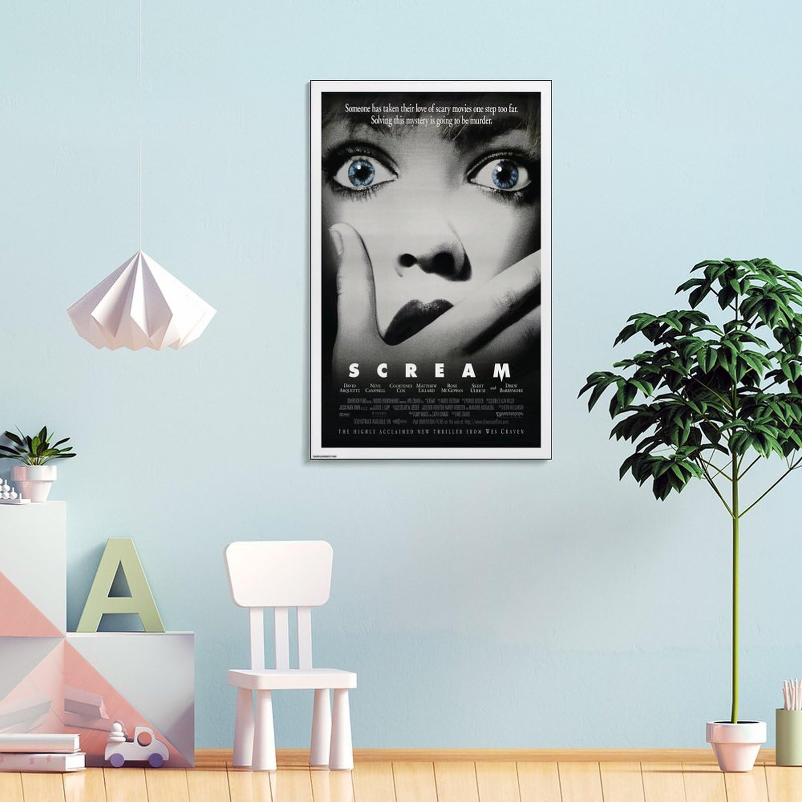 Scream Poster Horror Movie Poster Movie Posters For Wall Decor, Scary ...