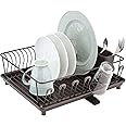 Amazon.com: mDesign Large Metal Kitchen Countertop, Sink Dish Drying ...