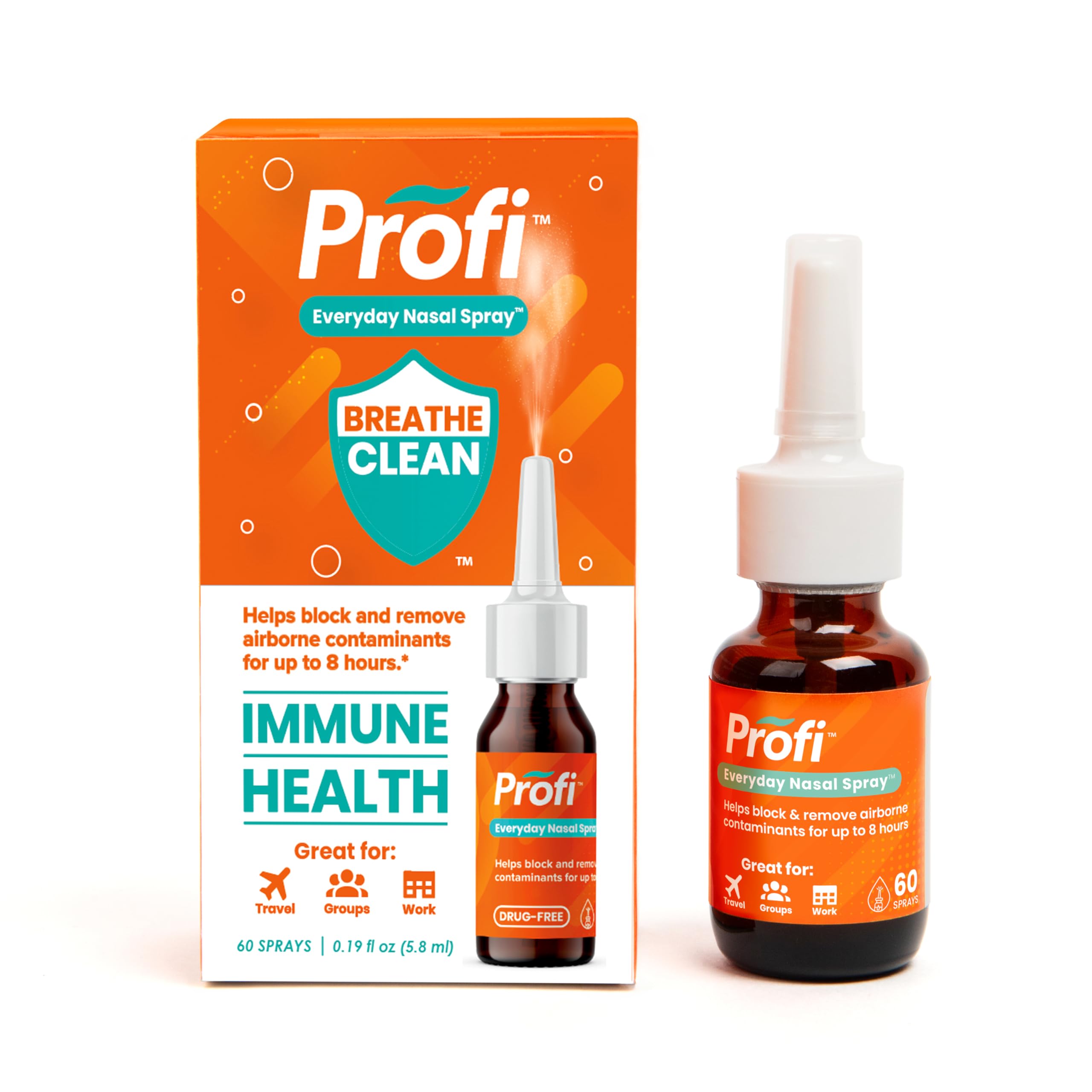 Mua Profi™ Nasal Spray, Proactive Defense Against Airborne Germs, 60 ...
