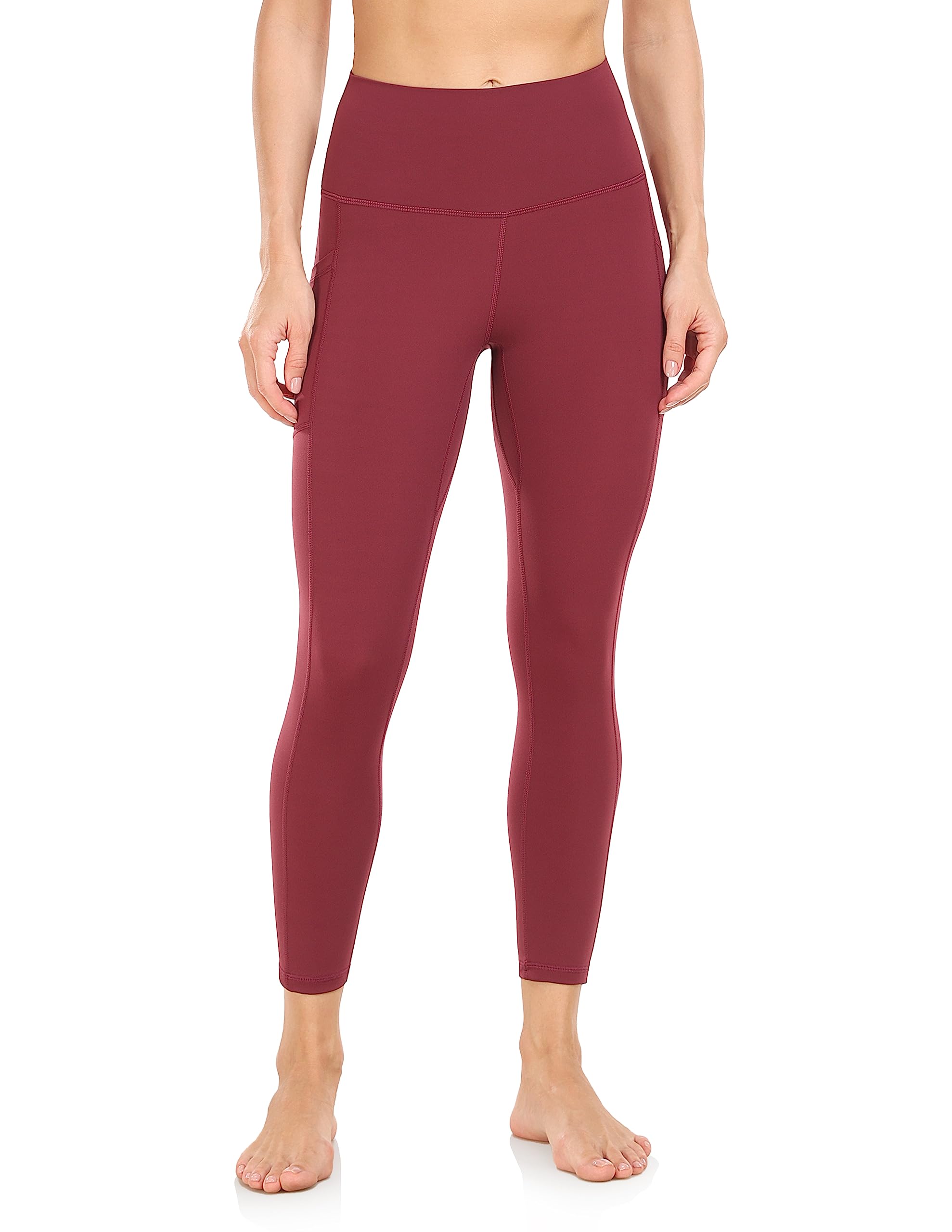 Colorfulkoala Women's High Waisted Yoga Capris 21" Inseam Leggings with ...