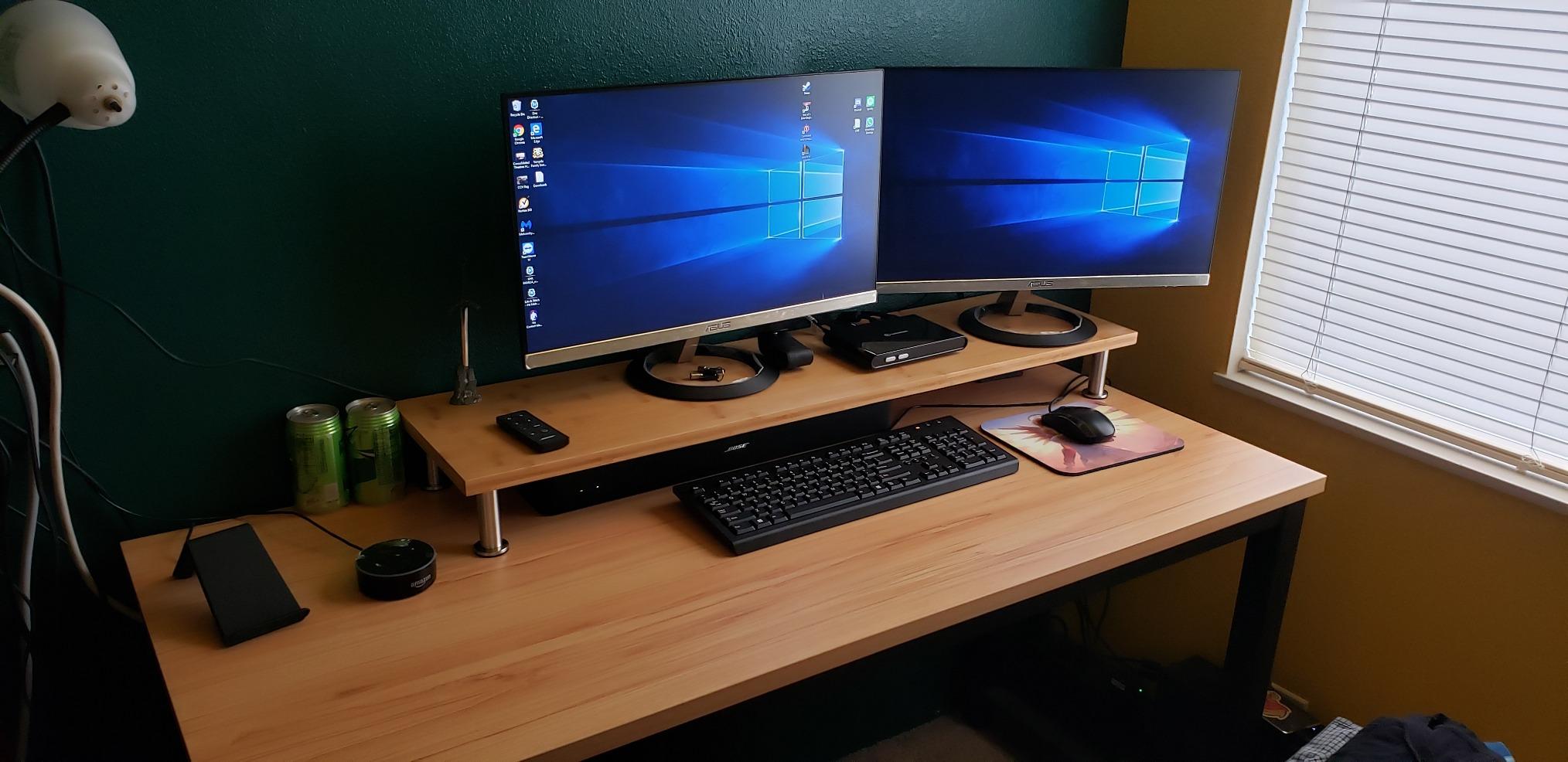 $15/mo - Finance The Office Oasis Dual Computer Monitor Stand, Solid ...