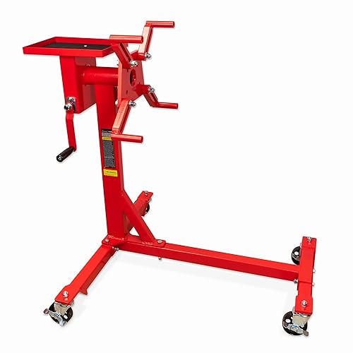 Jackco Professional 1000 lb. Capacity Rotating Engine Stand with Tool ...