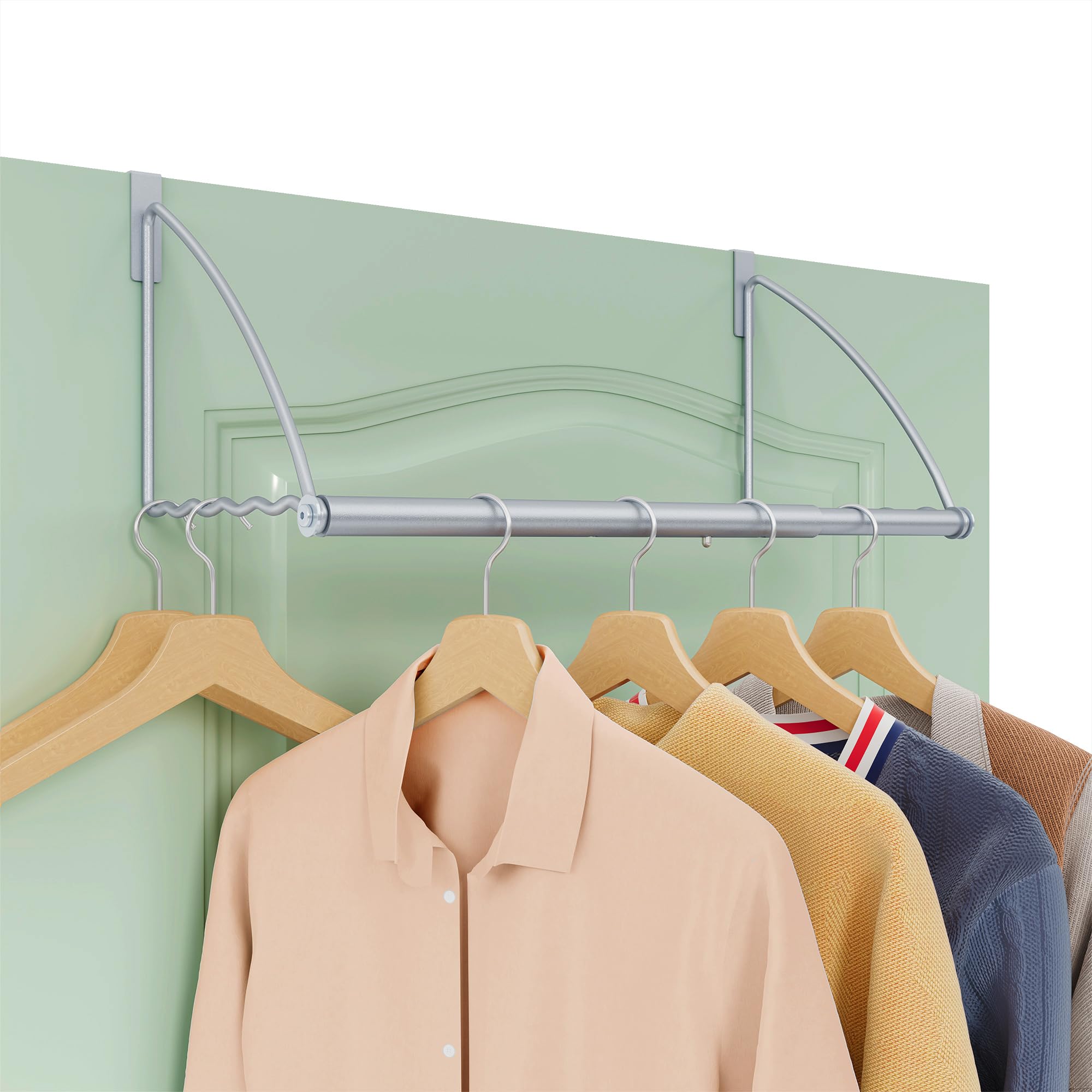 Tajsoon Over The Door Hanger Expandable & Adjustable, Over The Door ...