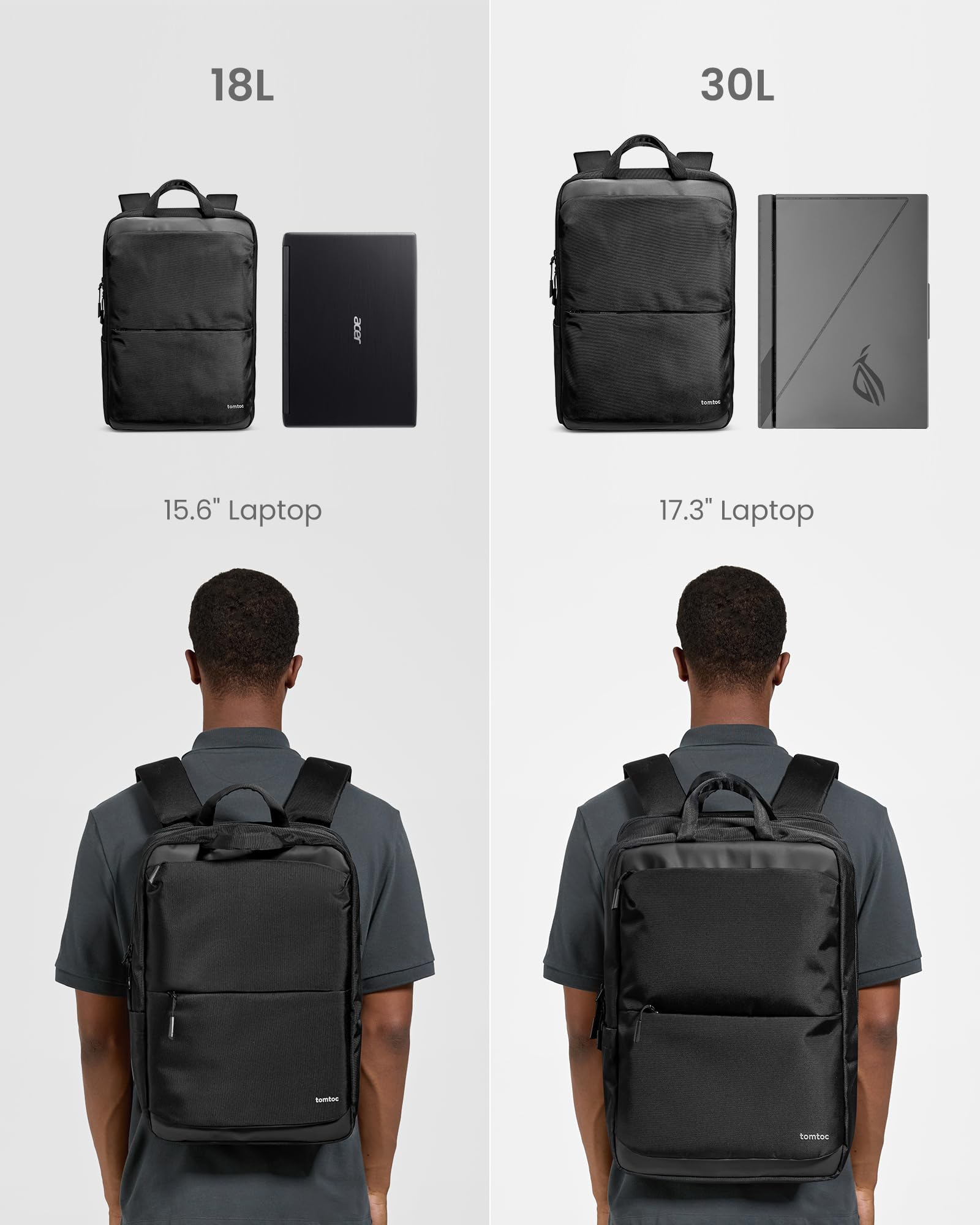 Mua tomtoc Compact Laptop Backpack for 15.6-inch Computer, 18L Everyday ...