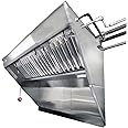 Amazon.com: 4' Integrated Exhaust Hood & Fan System with Kidde Fire ...