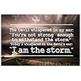 Amazon.com: I Am The Storm Quote Motivational Inspirational ...