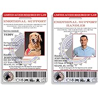 Amazon.com: XpressID Holographic Emotional Support Handler ID Card ...
