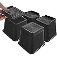 Amazon.com: shouwuhho Bed Risers 1 inch, 2 inch, 3 inch, 4 inch, 6 inch ...