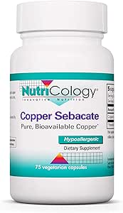 Amazon.com: Nutricology Copper Sebacate, Vegicaps, 75-Count : Health ...
