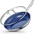 Amazon.com: KOCH SYSTEME CS Stainless Steel Frying Pan with Lid ...