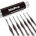 Amazon.com: Nicpro Micro Detail Paint Brush Set,15 Small Professional ...