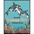 Amazon.com: Mandala Ocean Life Coloring Book: Adult Coloring Book for ...