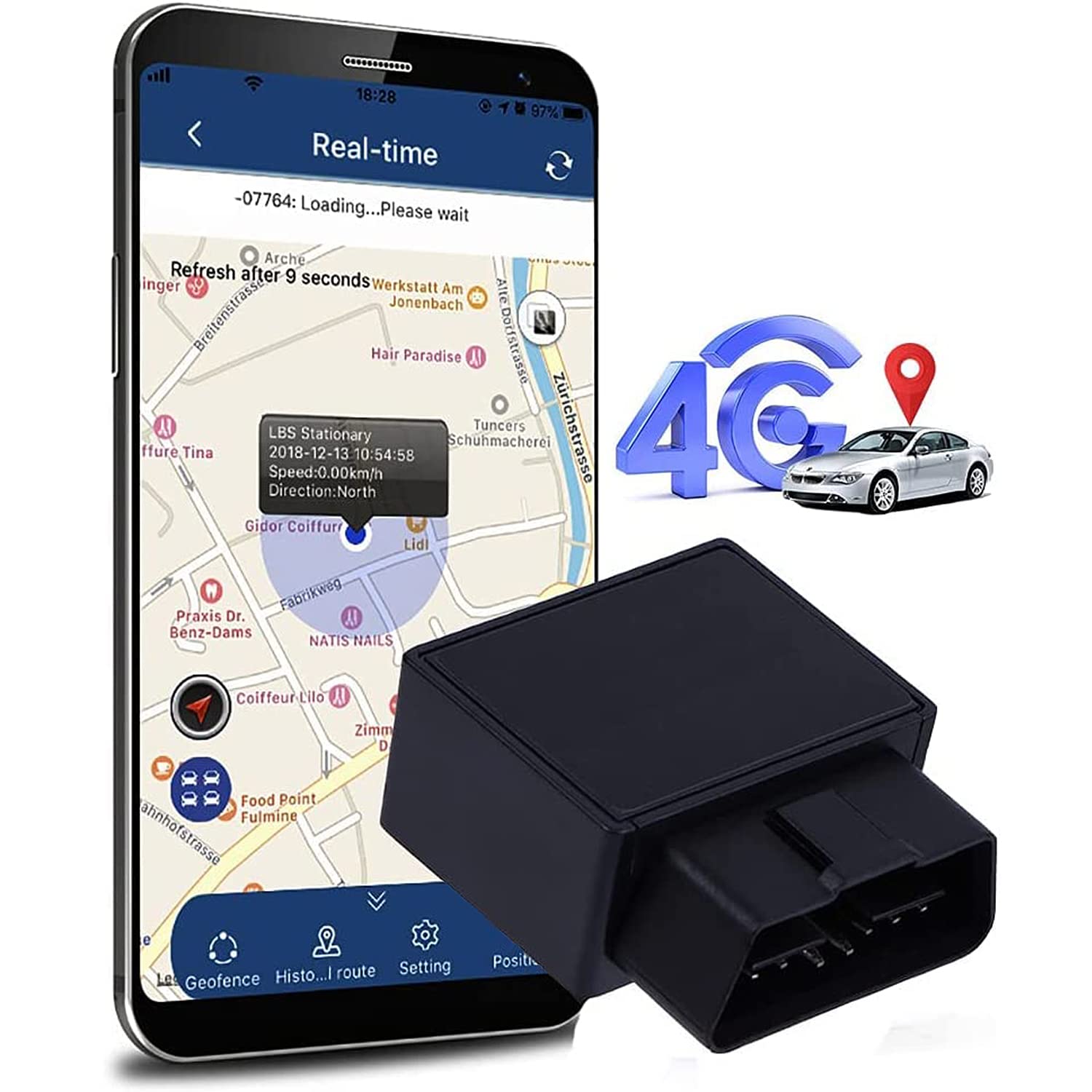 Mua GPS Tracker for Vehicles OBD 4G LTE Real Time Tracking Car GPS ...