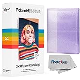 Amazon.com: Polaroid Hi-Print Paper - 2x3 Paper Cartridge (20 Sheets ...