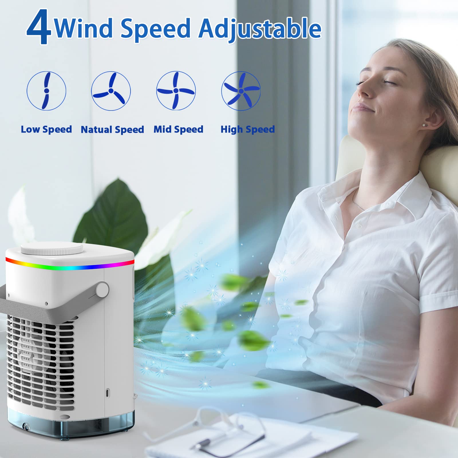 Mua Portable Air Conditioner,4 IN 1 Effective Evaporative Personal Air ...