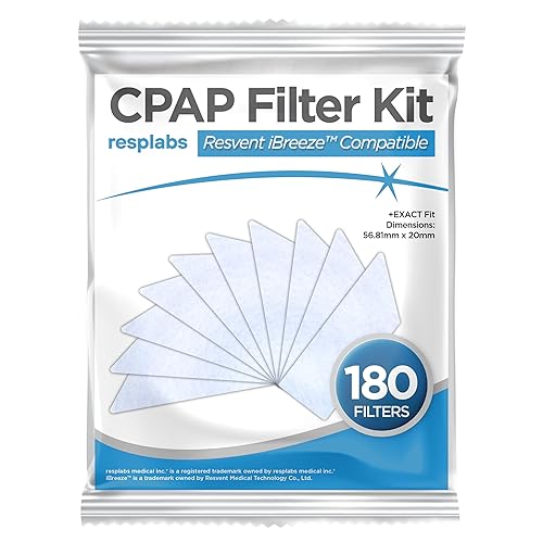 resplabs CPAP Filters Compatible with The Resvent iBreeze 20A Machine ...