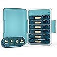 Amazon.com: Codcaw Weekly Pill Organizer 4 Times a Day, 7 Day Pill Box 4X, Portable for Travel ...