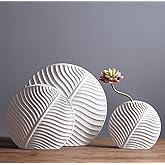 Amazon.com: AzulHome Ceramic Vase - Flower Glass Vase for Modern Table ...