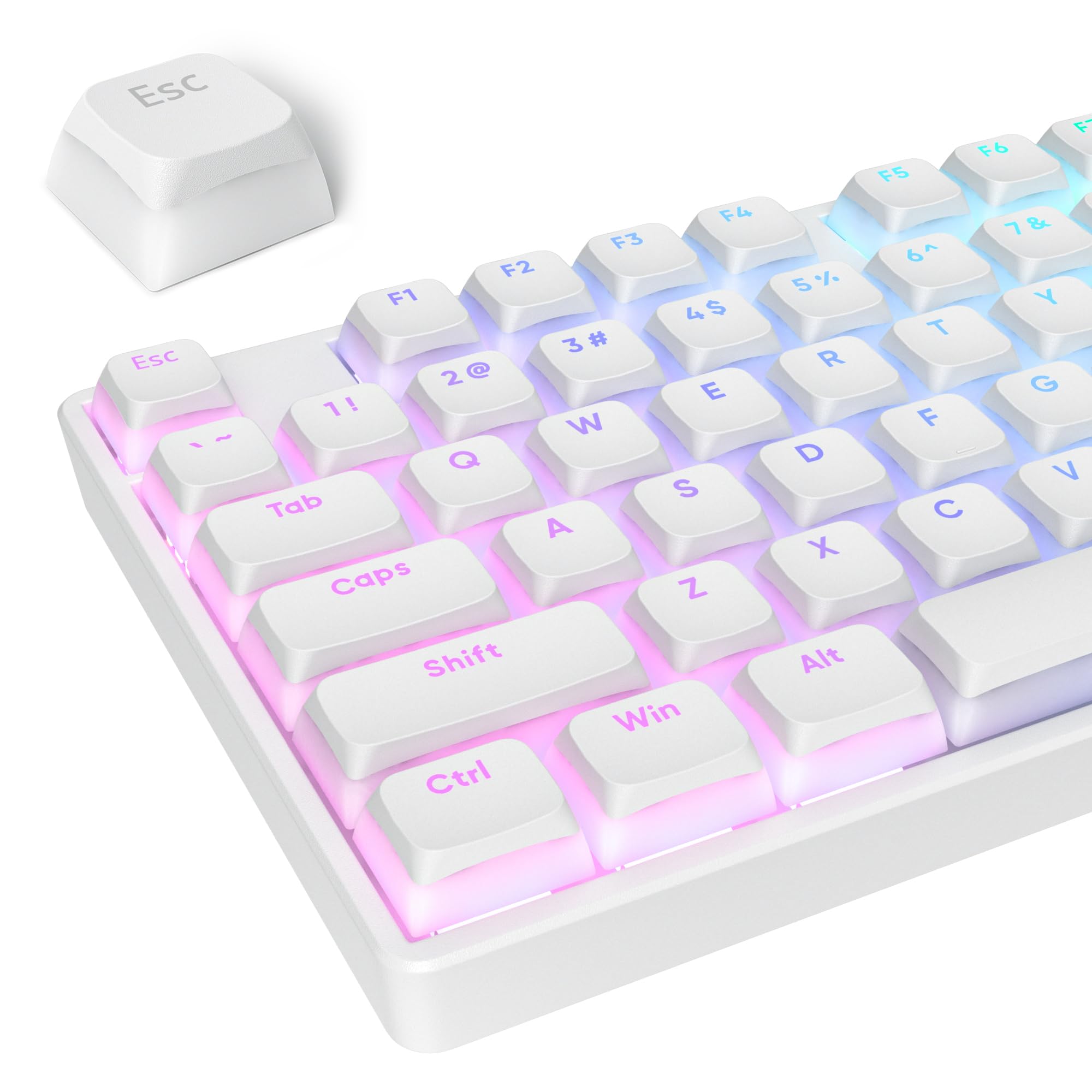 Mua surmen Pudding Keycaps PBT Double Shot Keycaps XDA Profile for ...