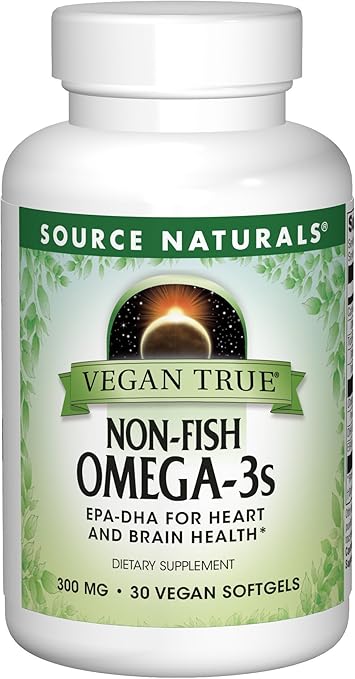 Amazon.com: Source Naturals Vegan True Non-Fish Omega-3s EPA-DHA for ...