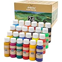 Shuttle Art Acrylic Paint Set, 30 Colors Acrylic Paint in Tubes (36ml ...
