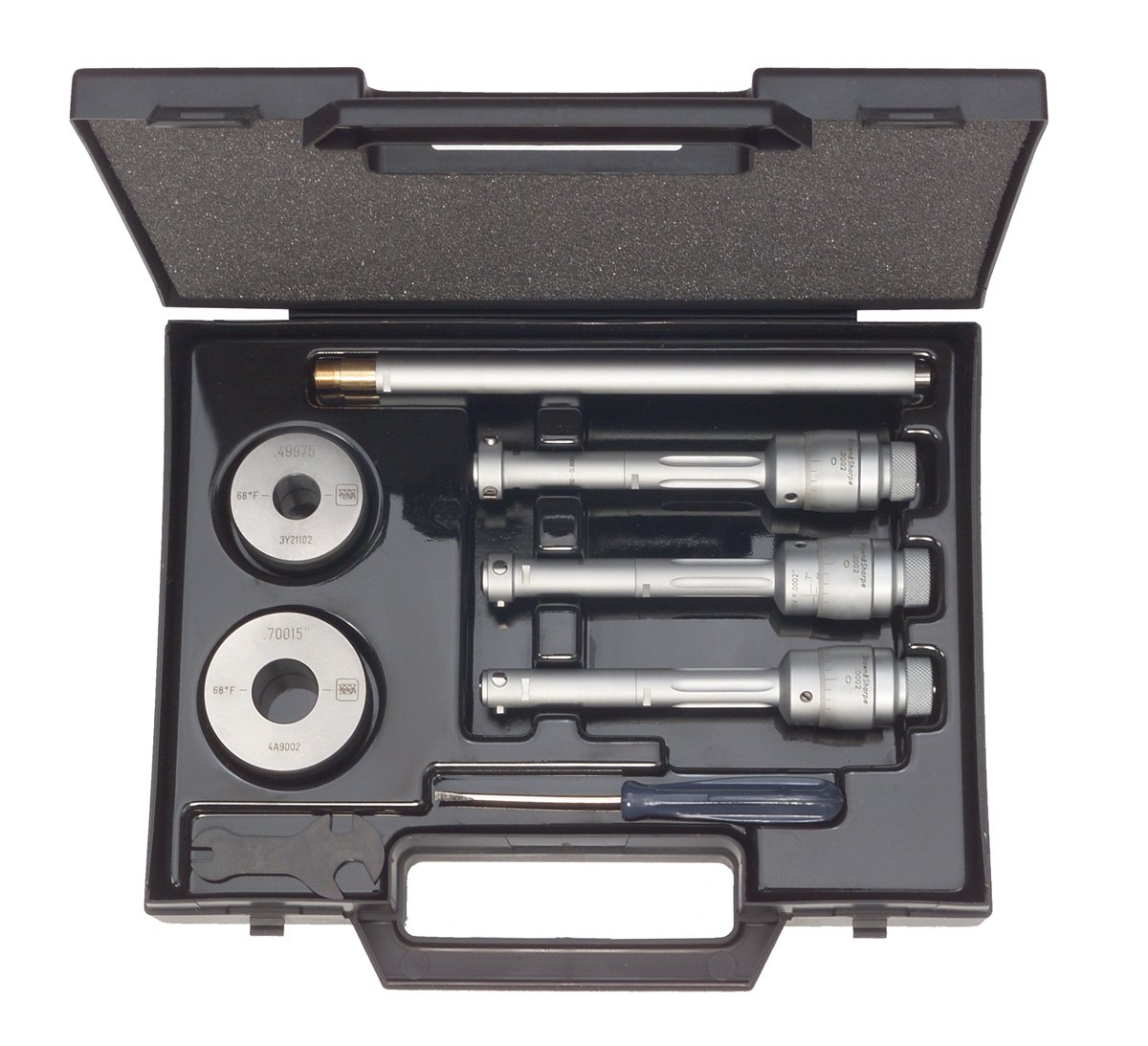 Brown & Sharpe 00880400 Intrimik Analog Inside Micrometer Set, 0.5-0.8 ...