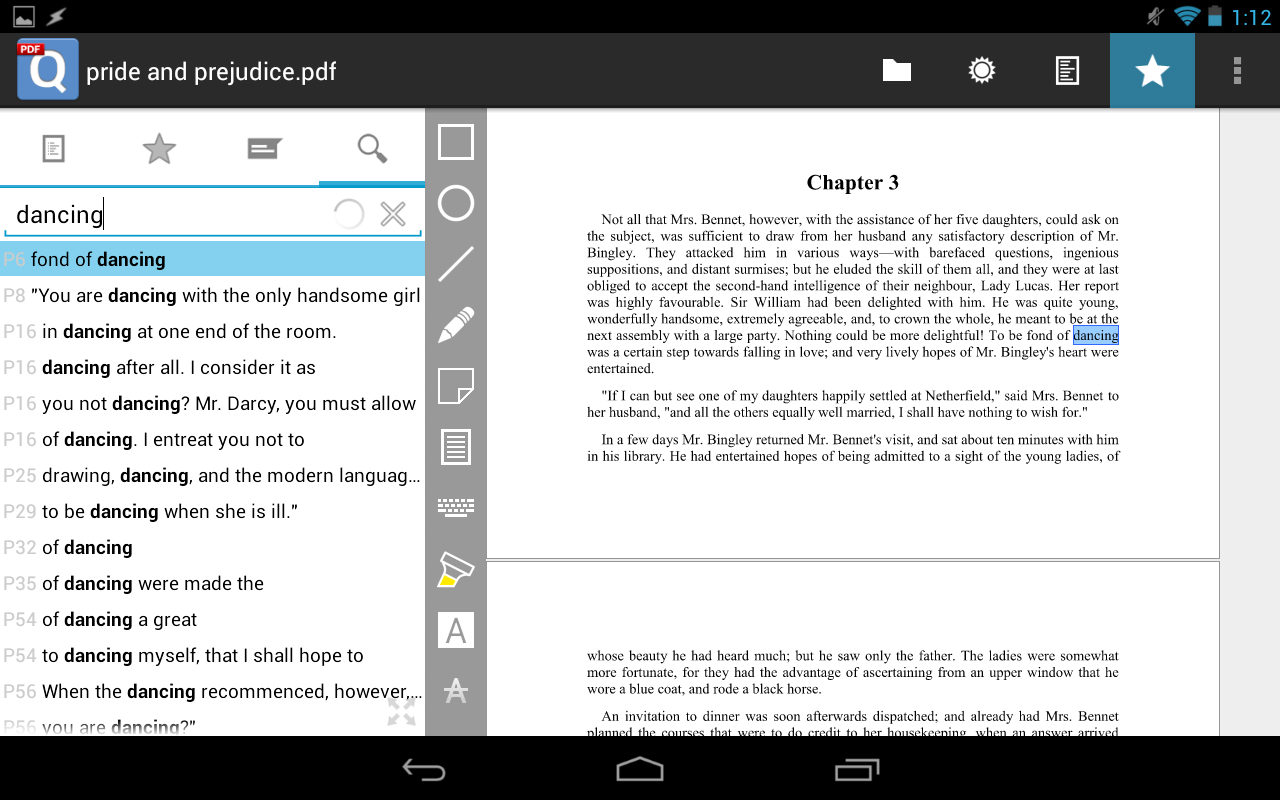 android pdf reader text reflow