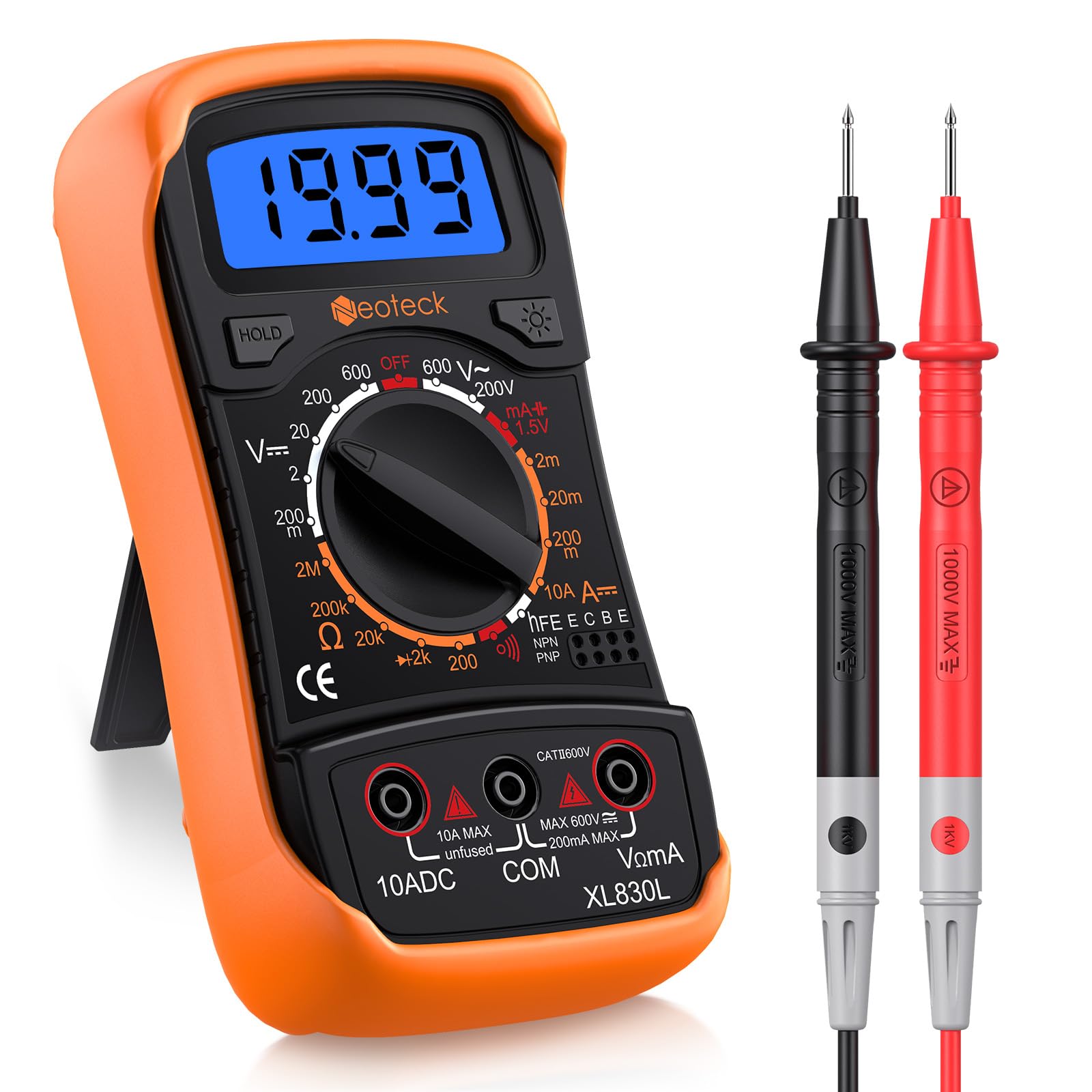 Mua Neoteck Pocket Manual Ranging Digital Multimeter with Test Leads ...