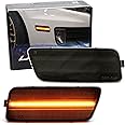 Amazon.com: iJDMTOY Smoked Lens Amber Full LED Bumper Side Marker Light Kit Compatible with ...