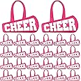 Amazon.com: Yeyeplum 24 Pcs Cheer Bag Cheerleaders Tote Gift Bags Non ...