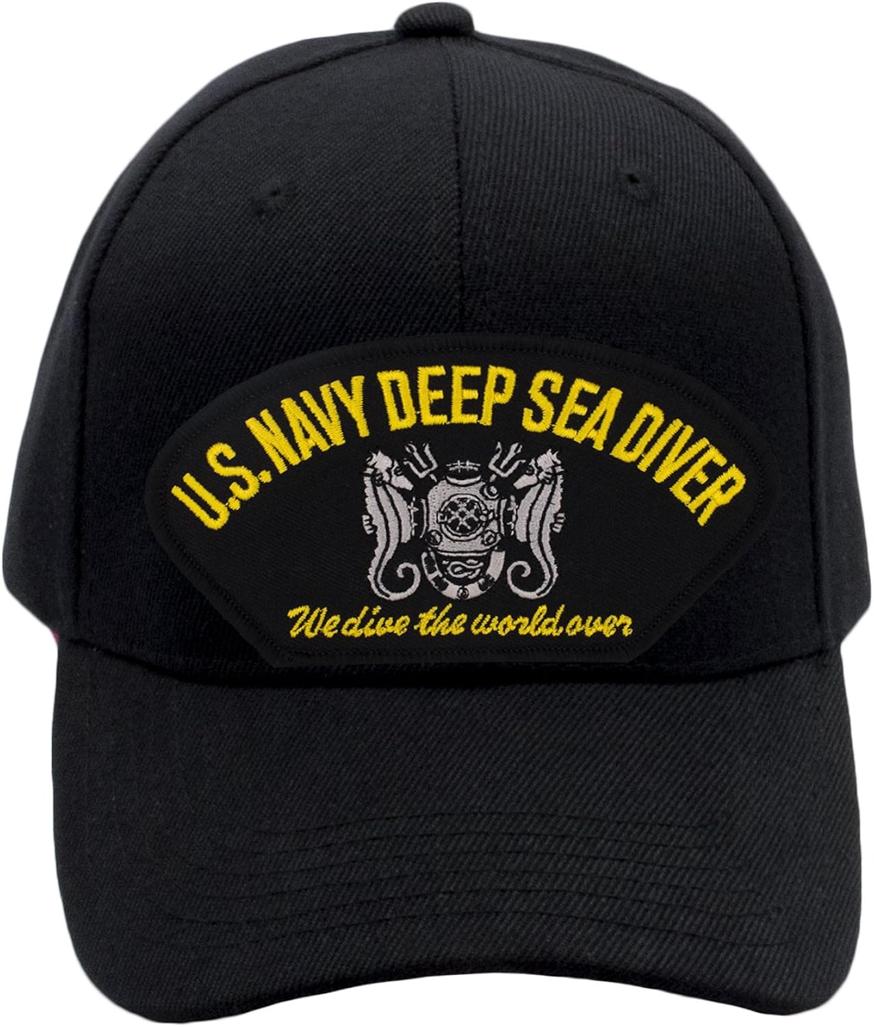 PATCHTOWN US Navy - Deep Sea Diver Hat/Ballcap Adjustable One Size Fits ...