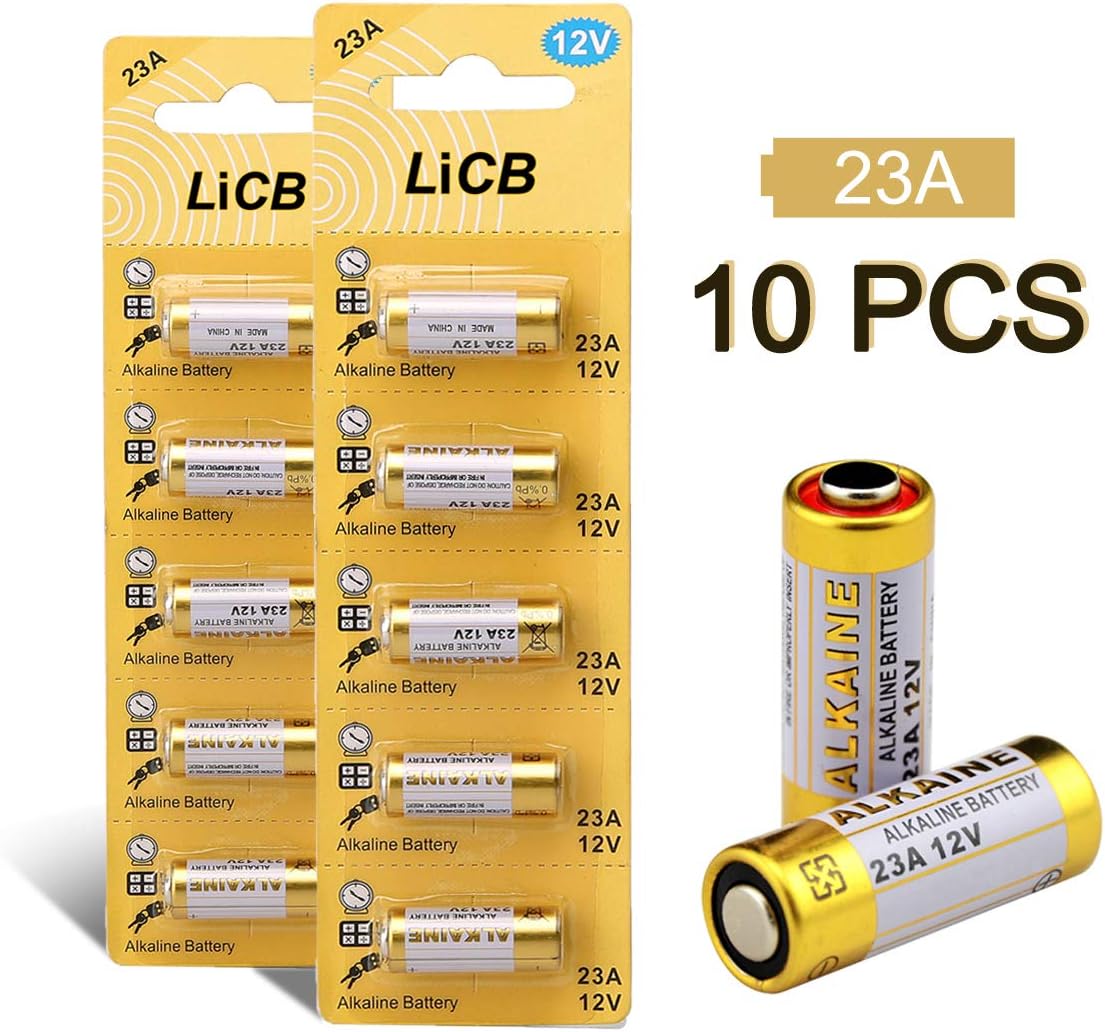 LiCB 23A A23 12V Alkaline Battery: Amazon.co.uk: Electronics