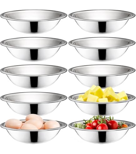 3 Quart Professional Bowls Set OCS Parts 3-Quart Stainless Steel Mixing ...