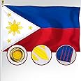 Amazon.com : XIFAN Premium Philippines Filipino Philippine Flag 3x5 ...