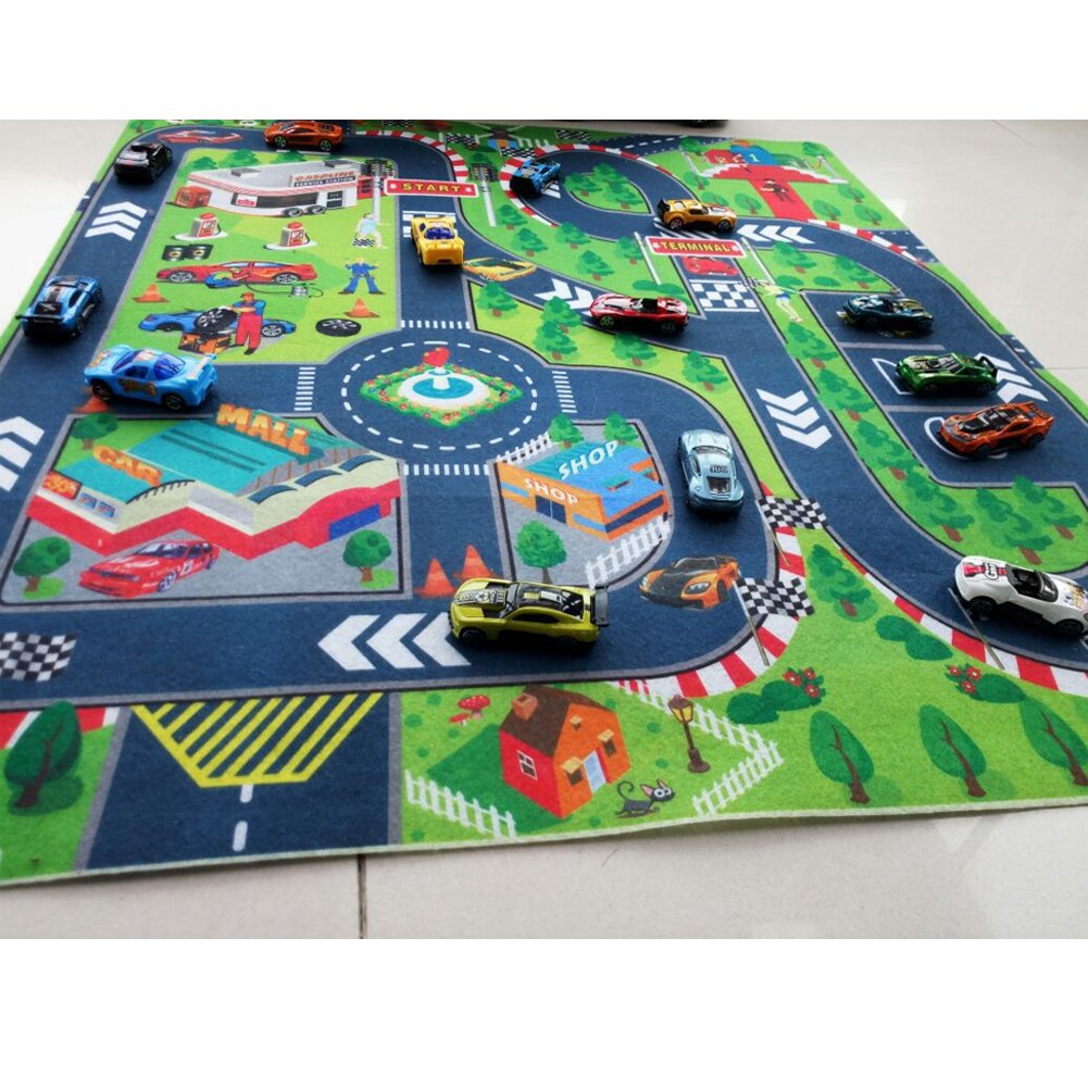 idéal pour jouer avec des voitures et jouets enfants Tapis Tapis de jeu ...