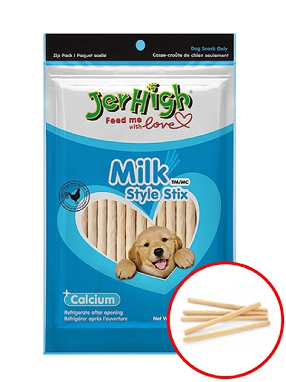 Buy JerHigh Milky Stix, 100 g (Pack of 5) Online at Low Prices in India ...