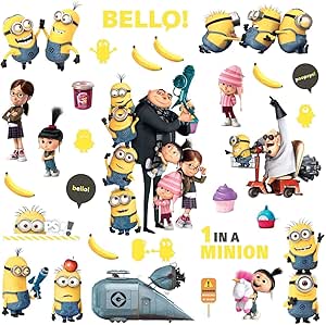 RoomMates RMK2080SCS Despicable Me 2 Peel and Stick Wall Decals ...