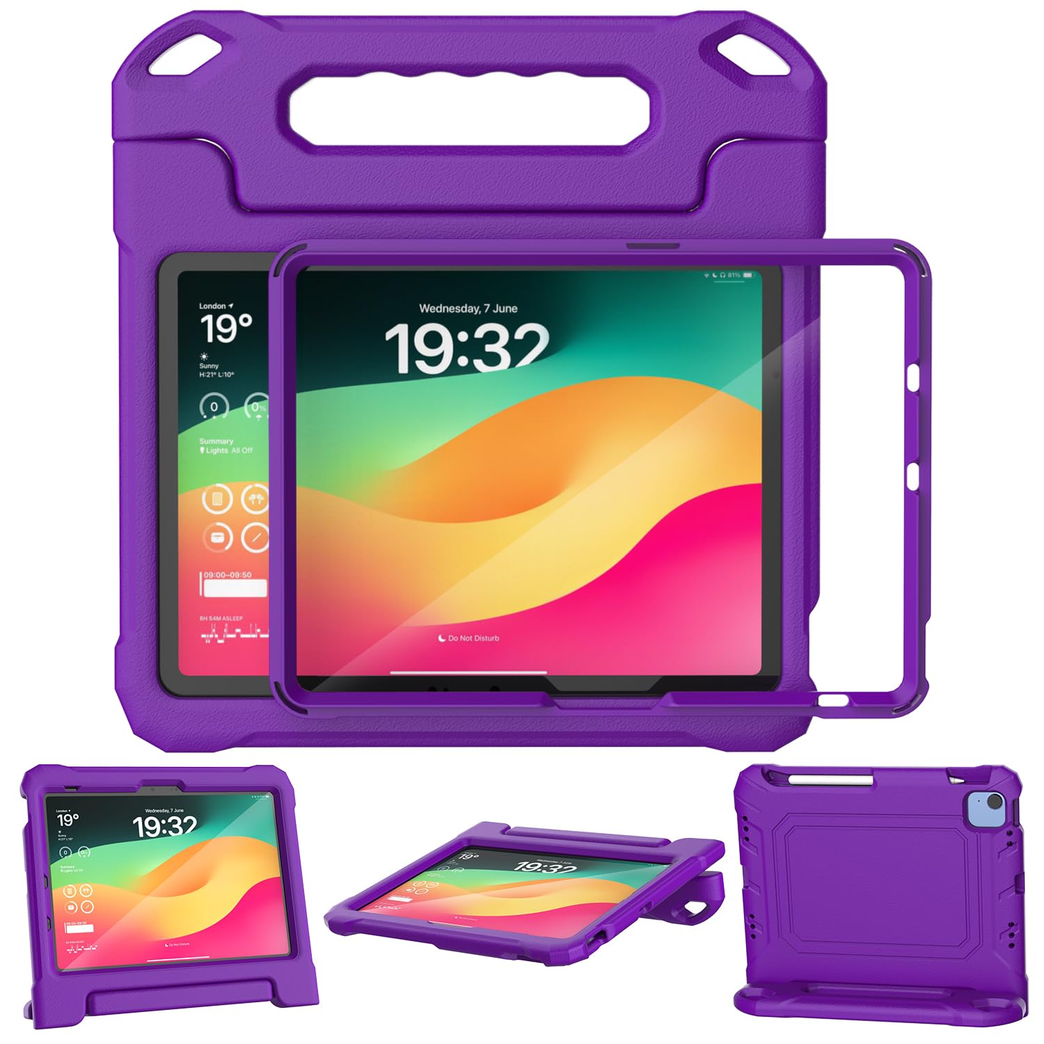 SUPLIK Kids Case for iPad 11th Generation (A16 11-inch,2025) / 10th Generation (10.9-inch 2022 ...